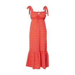 River Island Kleid 'MOLLY' Damen Gr&ouml;&szlig;e 44 rot / wei&szlig;
