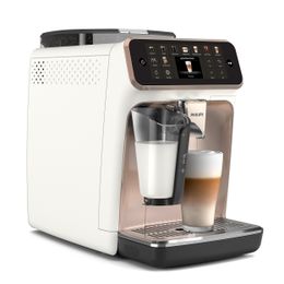 Philips Kaffeevollautomat "EP5547/90 5500 Series, 20 Kaffeespezialitäten (heiß oder eisgekühlt)", rosé, weiß, B:24,6cm H:37,1cm T:43,3cm, Kaffeevollautomaten, LatteGo-Milchsystem, SilentBrew Technologie, Schwarz verchromt, Kaffeevollautomat, Topseller