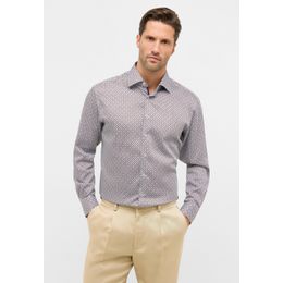 Langarmhemd Eterna "MODERN FIT", Herren, Gr. 46, Normalgr&ouml;&szlig;en, burgunder, Twill, 100% Baumwolle, tailliert, Manschette, Hemden, NON IRON (b&uuml;gelfrei)