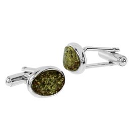 Manschettenkn&ouml;pfe OSTSEE-SCHMUCK "OSTSEE-SCHMUCK Manschettenkn&ouml;pfe oval Manschettenkn&ouml;pfe oval", wei&szlig;, Manschettenkn&ouml;pfe, Herren, Silber 925 (Sterlingsilber)