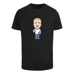 T-Shirt MisterTee "MisterTee Herren Detroit Sketch Tee", Damen, Gr. L, schwarz, 100% Baumwolle, unifarben, normal, Rundhals, Shirts T-Shirt