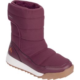 Winterstiefel McKINLEY "KI.-APR&Egrave;S-STIEFEL REGINA II AQB J", Jungen, Gr. 38, violet, wei&szlig;, Synthetik, Schuhe Winterstiefel, Winterschuhe, Winterboots, Snowboots, wasserabweisend