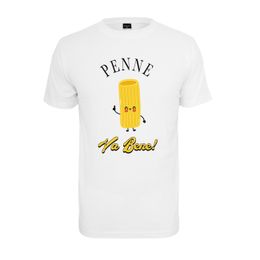 T-Shirt MisterTee "MisterTee Herren Penne va benne Tee", Damen, Gr. M, wei&szlig;, 100% Baumwolle, unifarben, normal, Rundhals, Shirts T-Shirt