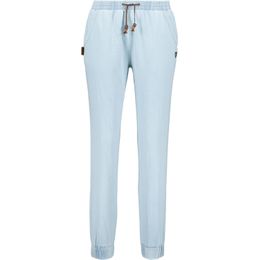 alife and kickin Stoffhose ALIFE & KICKIN "Damen AliciaAK DNM A", Damen, Gr. XL, Normalgrößen, blau (light denim), 95% Baumwolle, 5% Elasthan, Hosen Stoffhose