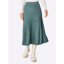 Strickrock CREATION L PREMIUM, Damen, Gr. 36, gr&uuml;n (jade), 100% Schurwolle, unifarben, wadenlang, R&ouml;cke