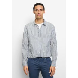 Langarmhemd OLYMP "OLYMP Casual, regular fit, Freizeithemd, Kent", Herren, Gr. L, Normaler Arm, wei&szlig;, 100% Baumwolle, Hemden