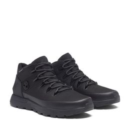 Schn&uuml;rboots Timberland "Sprint Trekker Mid Fab WP", Damen, Gr. 43,5, schwarz, Textil, unifarben, Schuhe Schn&uuml;rboots, Winterstiefel, Schn&uuml;rstiefel, Winterschuhe, wasserdicht