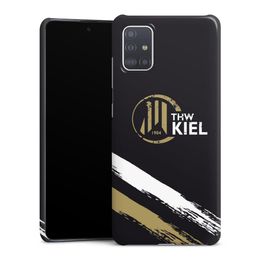 DeinDesign Galaxy A51 Handy Premium Case Smartphone Handyh&uuml;lle Schutzh&uuml;lle gl&auml;nzend Logo Handball Thw Kiel Premium Case