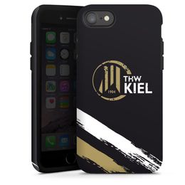 DeinDesign iPhone SE (2020) Handy Panzer Handyh&uuml;lle robuste Outdoor H&uuml;lle Schutzh&uuml;lle matt Thw Kiel Handball Logo Tough Case