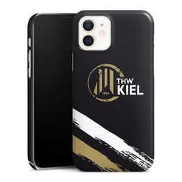 DeinDesign iPhone 12 Handy Premium Case Smartphone Handyh&uuml;lle Schutzh&uuml;lle gl&auml;nzend Logo Handball Thw Kiel Premium Case