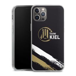 DeinDesign iPhone 12 Pro Max Handy Silikon H&uuml;lle Case transparent Handyh&uuml;lle Logo Handball Thw Kiel Silikon Case