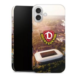 DeinDesign iPhone 16 Plus Handy Premium Case Smartphone Handyh&uuml;lle Schutzh&uuml;lle matt Sgd Sg Dynamo Dresden Stadium Premium Case