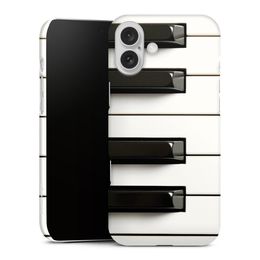 DeinDesign iPhone 16 Plus Handy Premium Case Smartphone Handyh&uuml;lle Schutzh&uuml;lle matt Klavier Music Piano Premium Case