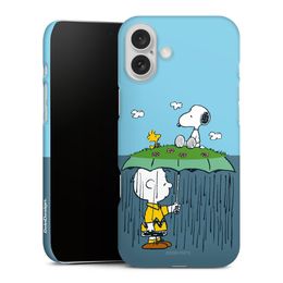 DeinDesign iPhone 16 Plus Handy Premium Case Smartphone Handyh&uuml;lle Schutzh&uuml;lle matt Peanuts Children Snoopy Premium Case