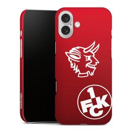 DeinDesign iPhone 16 Plus Handy Premium Case Smartphone Handyh&uuml;lle Schutzh&uuml;lle matt Devil Official Licensed Product 1. Fc Kaiserslautern Premium Case
