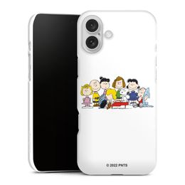 DeinDesign iPhone 16 Plus Handy Premium Case Smartphone Handyh&uuml;lle Schutzh&uuml;lle matt Peanuts Kindheit Merchandise Premium Case