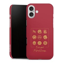 DeinDesign iPhone 16 Plus Handy Premium Case Smartphone Handyh&uuml;lle Schutzh&uuml;lle matt Merchandise Fc Bayern M&uuml;nchen Fcb 125 Jahre Premium Case