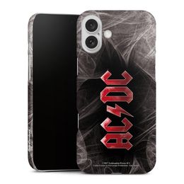 DeinDesign iPhone 16 Plus Handy Premium Case Smartphone Handyh&uuml;lle Schutzh&uuml;lle matt Merchandise Acdc Logo Premium Case