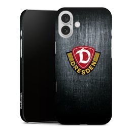 DeinDesign iPhone 16 Plus Handy Premium Case Smartphone Handyh&uuml;lle Schutzh&uuml;lle matt Sgd Official Licensed Product Sg Dynamo Dresden Premium Case