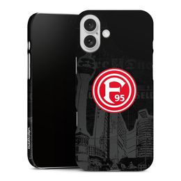 DeinDesign iPhone 16 Plus Handy Premium Case Smartphone Handyh&uuml;lle Schutzh&uuml;lle matt Official Licensed Product Logo Fortuna D&uuml;sseldorf Premium Case