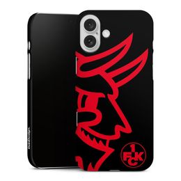 DeinDesign iPhone 16 Plus Handy Premium Case Smartphone Handyh&uuml;lle Schutzh&uuml;lle matt 1. Fc Kaiserslautern Logo Official Licensed Product Premium Case
