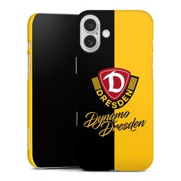 DeinDesign iPhone 16 Plus Handy Premium Case Smartphone Handyh&uuml;lle Schutzh&uuml;lle matt Sg Dynamo Dresden Official Licensed Product Sgd Premium Case