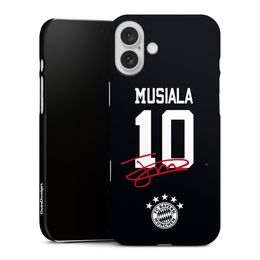 DeinDesign iPhone 16 Plus Handy Premium Case Smartphone Handyh&uuml;lle Schutzh&uuml;lle matt Jamal Musiala Fcb Fc Bayern M&uuml;nchen Premium Case