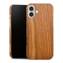 DeinDesign iPhone 16 Plus Handy Premium Case Smartphone Handyh&uuml;lle Schutzh&uuml;lle matt Larch Wood Wooden Look Premium Case