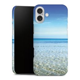 DeinDesign iPhone 16 Plus Handy Premium Case Smartphone Handyh&uuml;lle Schutzh&uuml;lle matt Urlaub Sky Ocean Premium Case