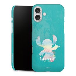 DeinDesign iPhone 16 Plus Handy Premium Case Smartphone Handyh&uuml;lle Schutzh&uuml;lle matt Lilo & Stitch Official Licensed Product Disney Premium Case