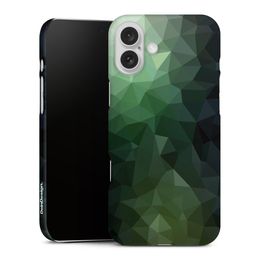 DeinDesign iPhone 16 Plus Handy Premium Case Smartphone Handyh&uuml;lle Schutzh&uuml;lle matt Tarnmuster Geometric Mosaic Premium Case