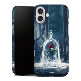 DeinDesign iPhone 16 Plus Handy Premium Case Smartphone Handyh&uuml;lle Schutzh&uuml;lle matt Rose The Beauty And The Beast Disney Princess Premium Case