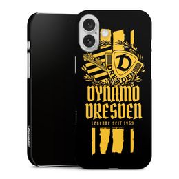 DeinDesign iPhone 16 Plus Handy Premium Case Smartphone Handyh&uuml;lle Schutzh&uuml;lle matt Sg Dynamo Dresden Statement Sgd Premium Case