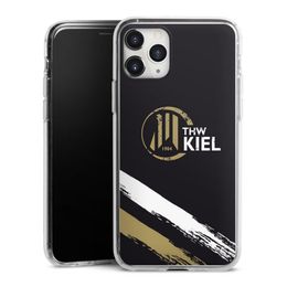 DeinDesign iPhone 11 Pro Max Handy Silikon H&uuml;lle Case transparent Handyh&uuml;lle Logo Handball Thw Kiel Silikon Case