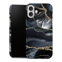 DeinDesign iPhone 16 Plus Handy Premium Case Smartphone Handyh&uuml;lle Schutzh&uuml;lle matt Marble Trends Glitzer Premium Case