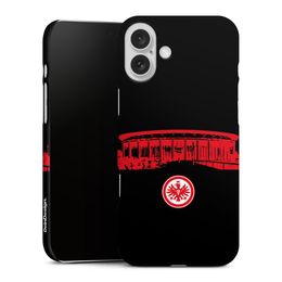 DeinDesign iPhone 16 Plus Handy Premium Case Smartphone Handyh&uuml;lle Schutzh&uuml;lle matt Official Licensed Product Eintracht Frankfurt Stadium Premium Case