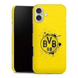 DeinDesign iPhone 16 Plus Handy Premium Case Smartphone Handyh&uuml;lle Schutzh&uuml;lle matt Official Licensed Product Bvb Borussia Dortmund Premium Case