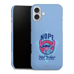 DeinDesign iPhone 16 Plus Handy Premium Case Smartphone Handyh&uuml;lle Schutzh&uuml;lle matt Disney Sayings Lilo & Stitch Premium Case