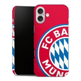 DeinDesign iPhone 16 Plus Handy Premium Case Smartphone Handyh&uuml;lle Schutzh&uuml;lle matt Official Licensed Product Fcb Fc Bayern M&uuml;nchen Premium Case