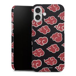 DeinDesign iPhone 16 Plus Handy Premium Case Smartphone Handyh&uuml;lle Schutzh&uuml;lle matt Naruto Shippuden Pattern Akatsuki Premium Case