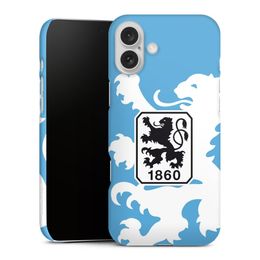 DeinDesign iPhone 16 Plus Handy Premium Case Smartphone Handyh&uuml;lle Schutzh&uuml;lle matt Coat Of Arms Tsv 1860 M&uuml;nchen Official Licensed Product Premium Case