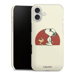DeinDesign iPhone 16 Plus Handy Premium Case Smartphone Handyh&uuml;lle Schutzh&uuml;lle matt Snoopy Official Licensed Product Kindheit Premium Case