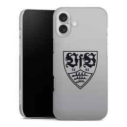 DeinDesign iPhone 16 Plus Handy Premium Case Smartphone Handyh&uuml;lle Schutzh&uuml;lle matt Logo Official Licensed Product Vfb Stuttgart Premium Case