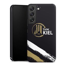 DeinDesign Galaxy S22 Handy Premium Case Smartphone Handyh&uuml;lle Schutzh&uuml;lle gl&auml;nzend Logo Handball Thw Kiel Premium Case