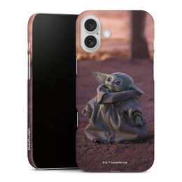 DeinDesign iPhone 16 Plus Handy Premium Case Smartphone Handyh&uuml;lle Schutzh&uuml;lle matt The Child Star Wars Baby Yoda Premium Case