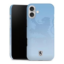 DeinDesign iPhone 16 Plus Handy Premium Case Smartphone Handyh&uuml;lle Schutzh&uuml;lle matt Official Licensed Product Logo Tsv 1860 M&uuml;nchen Premium Case