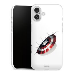DeinDesign iPhone 16 Plus Handy Premium Case Smartphone Handyh&uuml;lle Schutzh&uuml;lle matt Captain America Official Licensed Product Marvel Premium Case