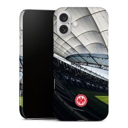 DeinDesign iPhone 16 Plus Handy Premium Case Smartphone Handyh&uuml;lle Schutzh&uuml;lle matt Eintracht Frankfurt Stadium Official Licensed Product Premium Case