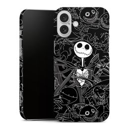 DeinDesign iPhone 16 Plus Handy Premium Case Smartphone Handyh&uuml;lle Schutzh&uuml;lle matt Disney Nightmare Before Christmas Halloween Premium Case
