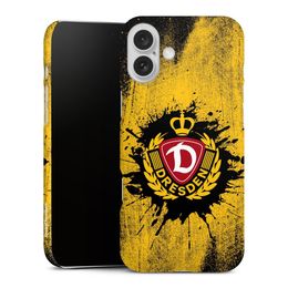 DeinDesign iPhone 16 Plus Handy Premium Case Smartphone Handyh&uuml;lle Schutzh&uuml;lle matt Official Licensed Product Soccer Sg Dynamo Dresden Premium Case